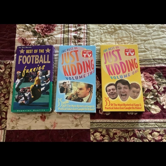 Other | Vintage 3 Funny Vhs Videos | Poshmark